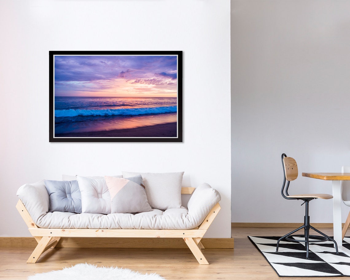 Ocean Sunset Ocean Sunset Print Sunset Beach Print Beach - Etsy