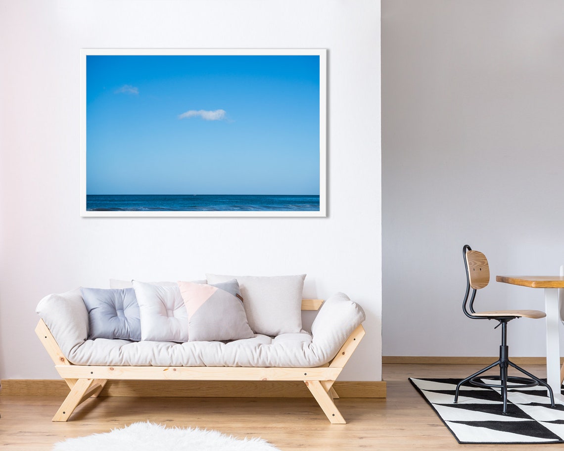 Ocean Print Blue Wall Art Ocean Decor Blue Print Blue Art - Etsy