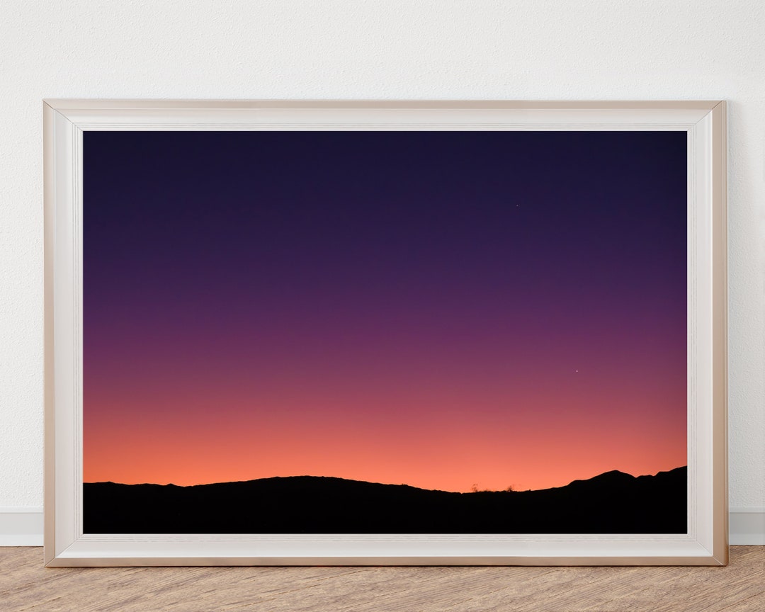 Sunset Mountain, Sunset Photography, Sunset Print, Mountain Wall Mural ...
