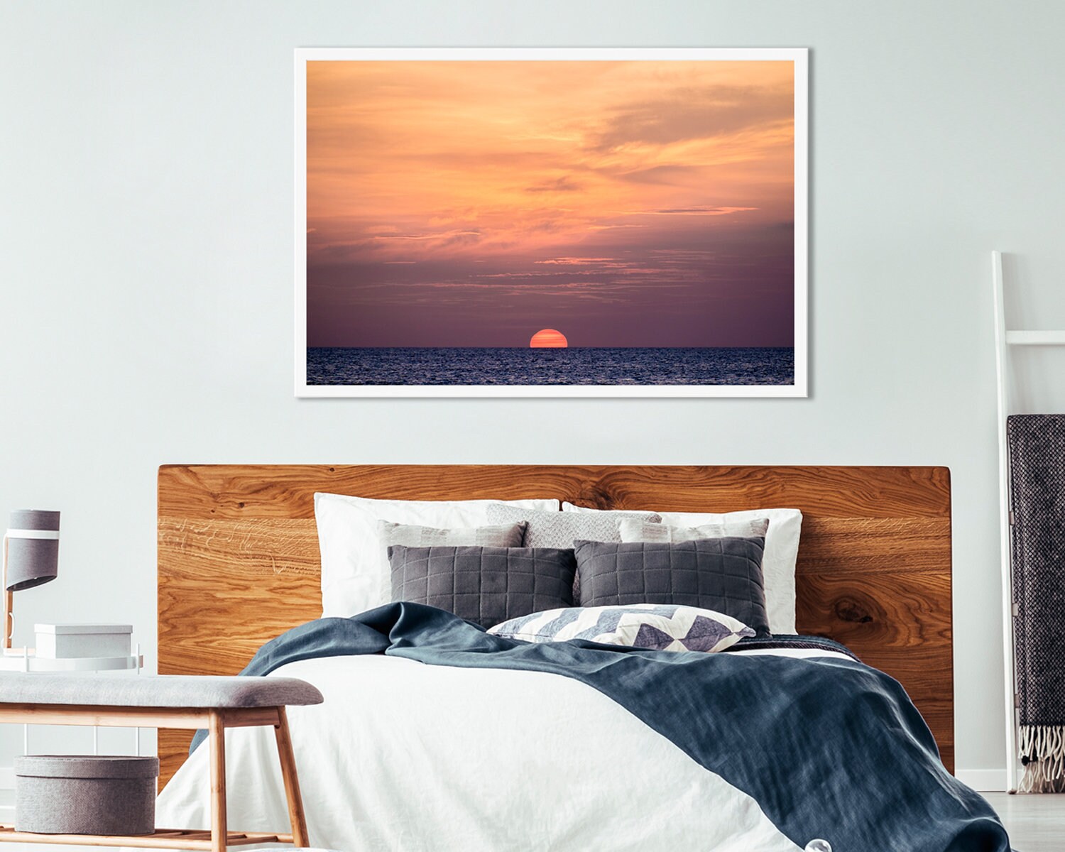 Sunset Beach Print, Beach Photography, Beach at Sunset, Pastel Sunset ...