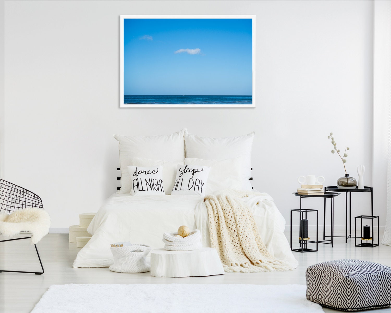 Ocean Print Blue Wall Art Ocean Decor Blue Print Blue Art - Etsy