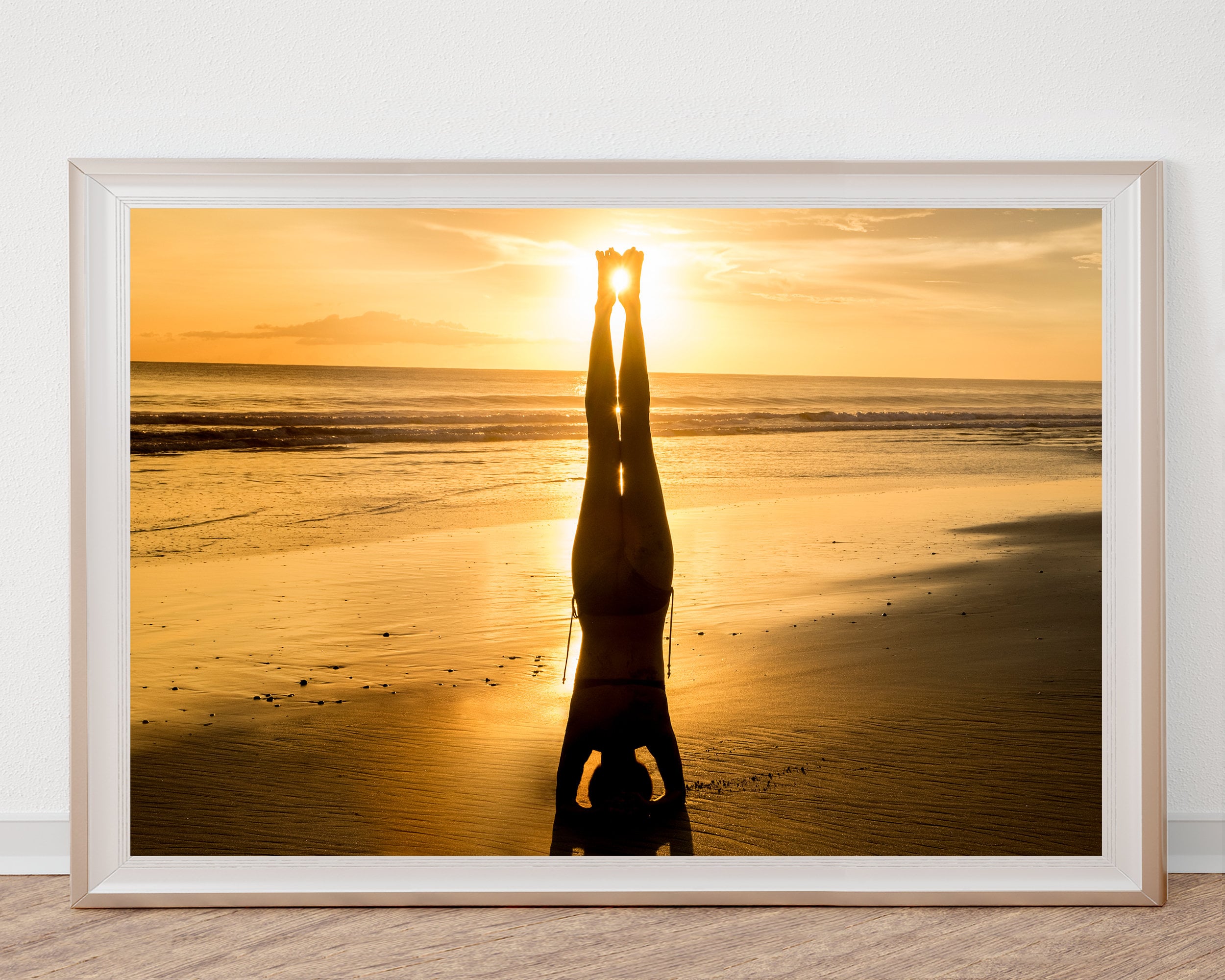 Yoga Print Yoga Poster Yoga Studio Decor Yoga Decor Sunset - Etsy