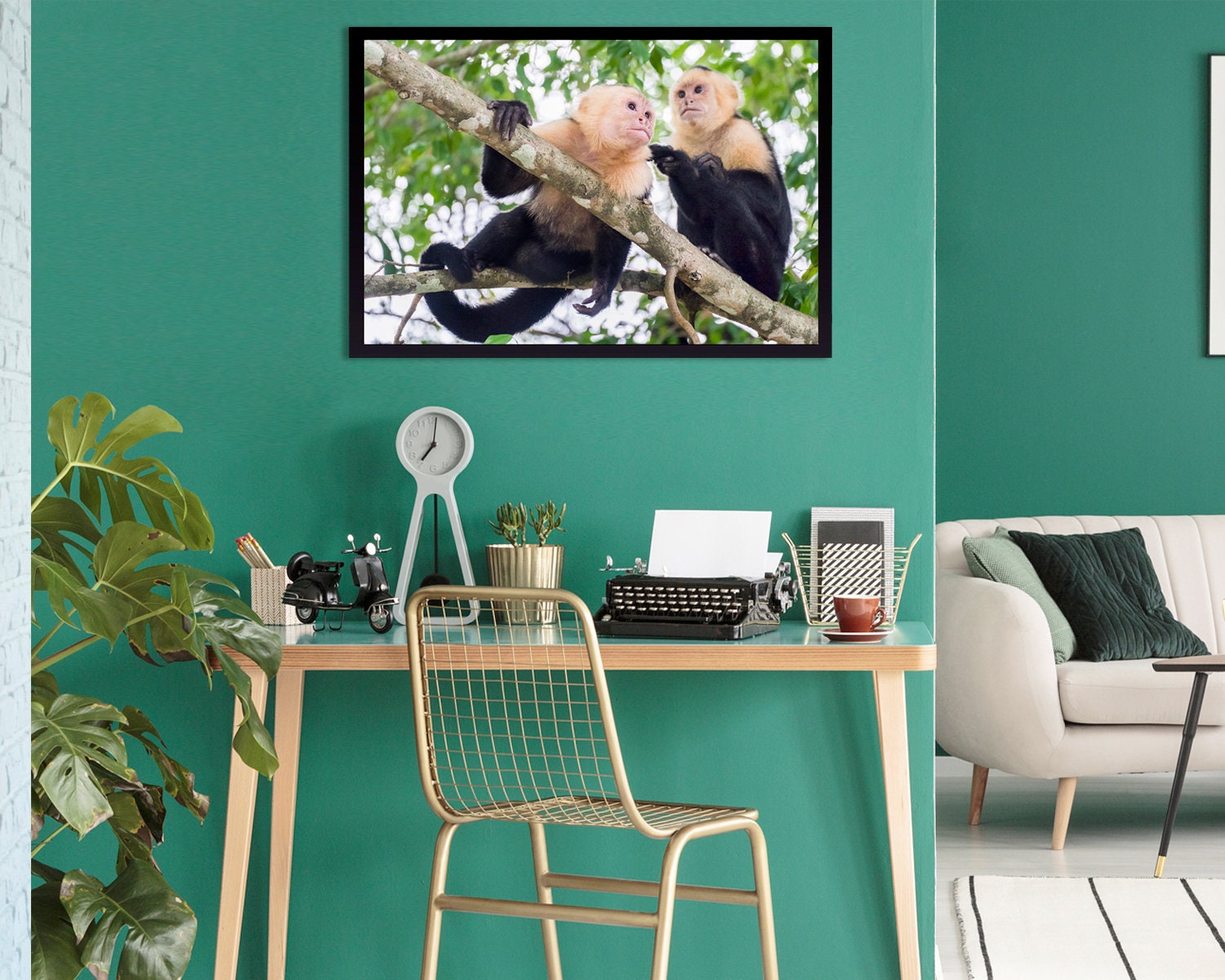 Monkey Photography, Monkey Photo Print, Monkey Wall Art Print ...