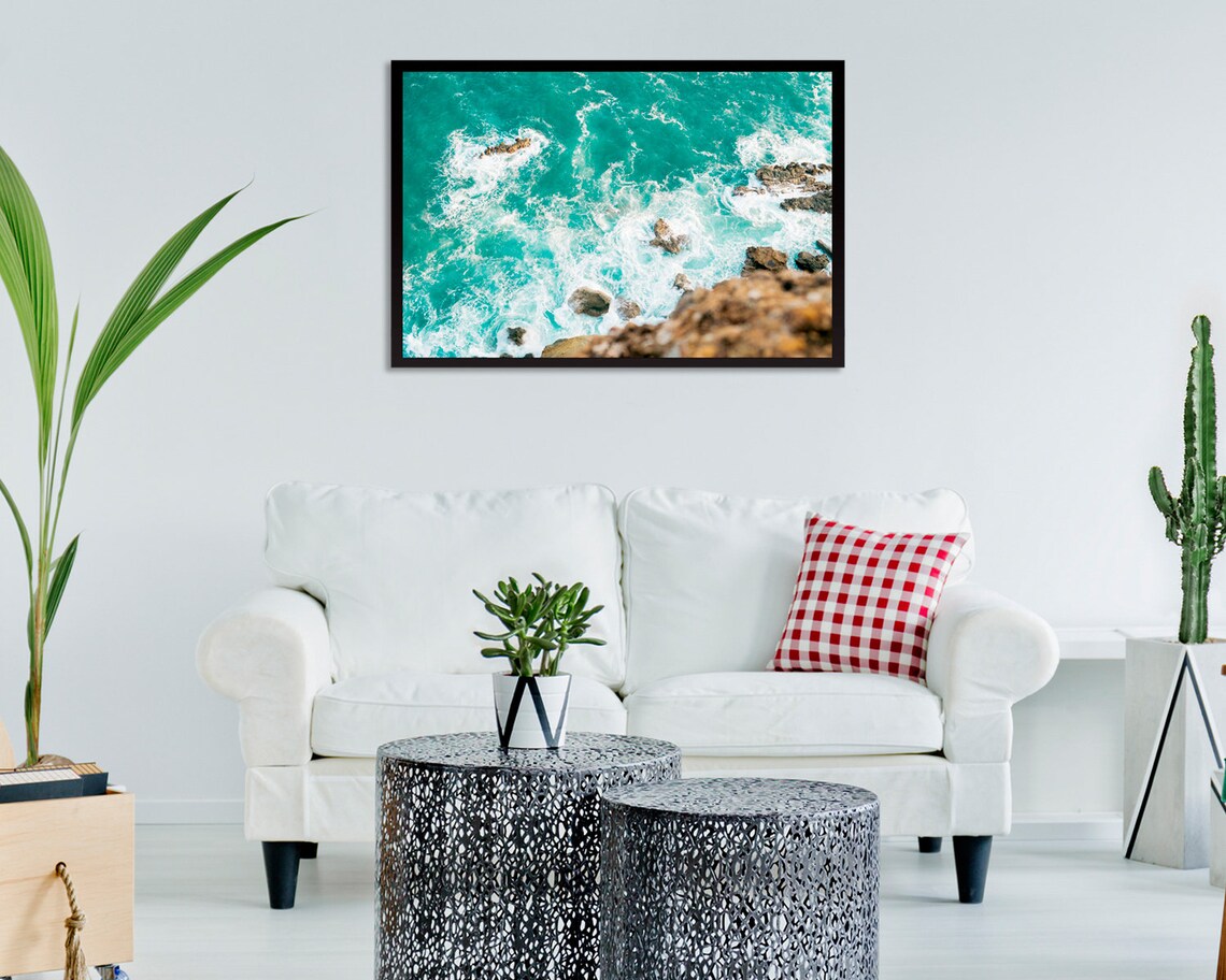 Sea Rocks Print Beach Wall Art Print Coastal Photography - Etsy