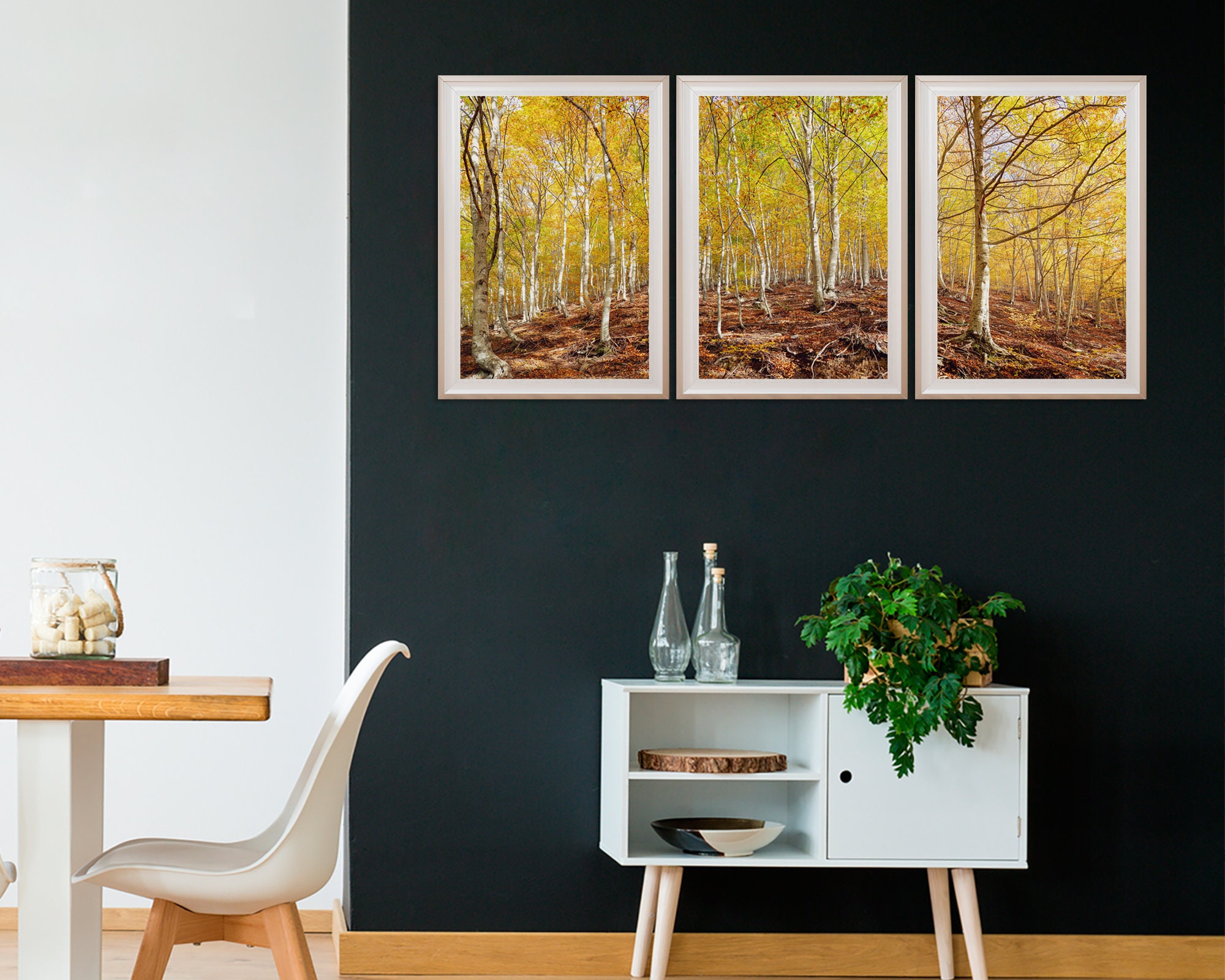 Fall Forest, Set of 3, Forest Photography, Autumn Forest, Autumn ...