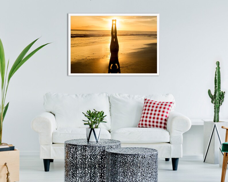Yoga Print, Yoga Poster, Yoga Studio Decor, Yoga Decor, Sunset Print ...