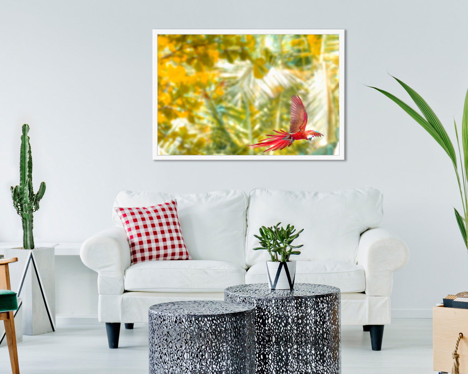 Parrot Print, Parrot Wall Art, Parrot Art Print, Flying Parrot, Parrot ...