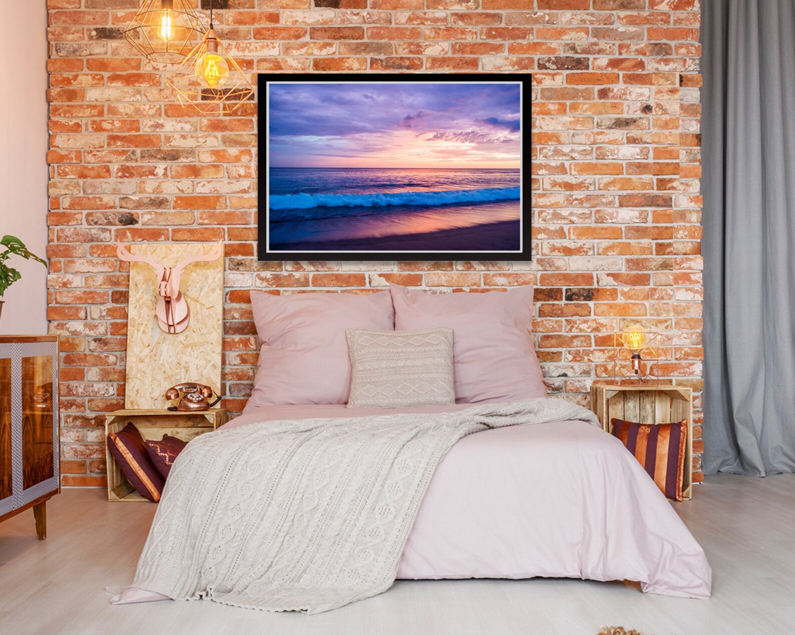 Ocean Sunset Ocean Sunset Print Sunset Beach Print Beach - Etsy