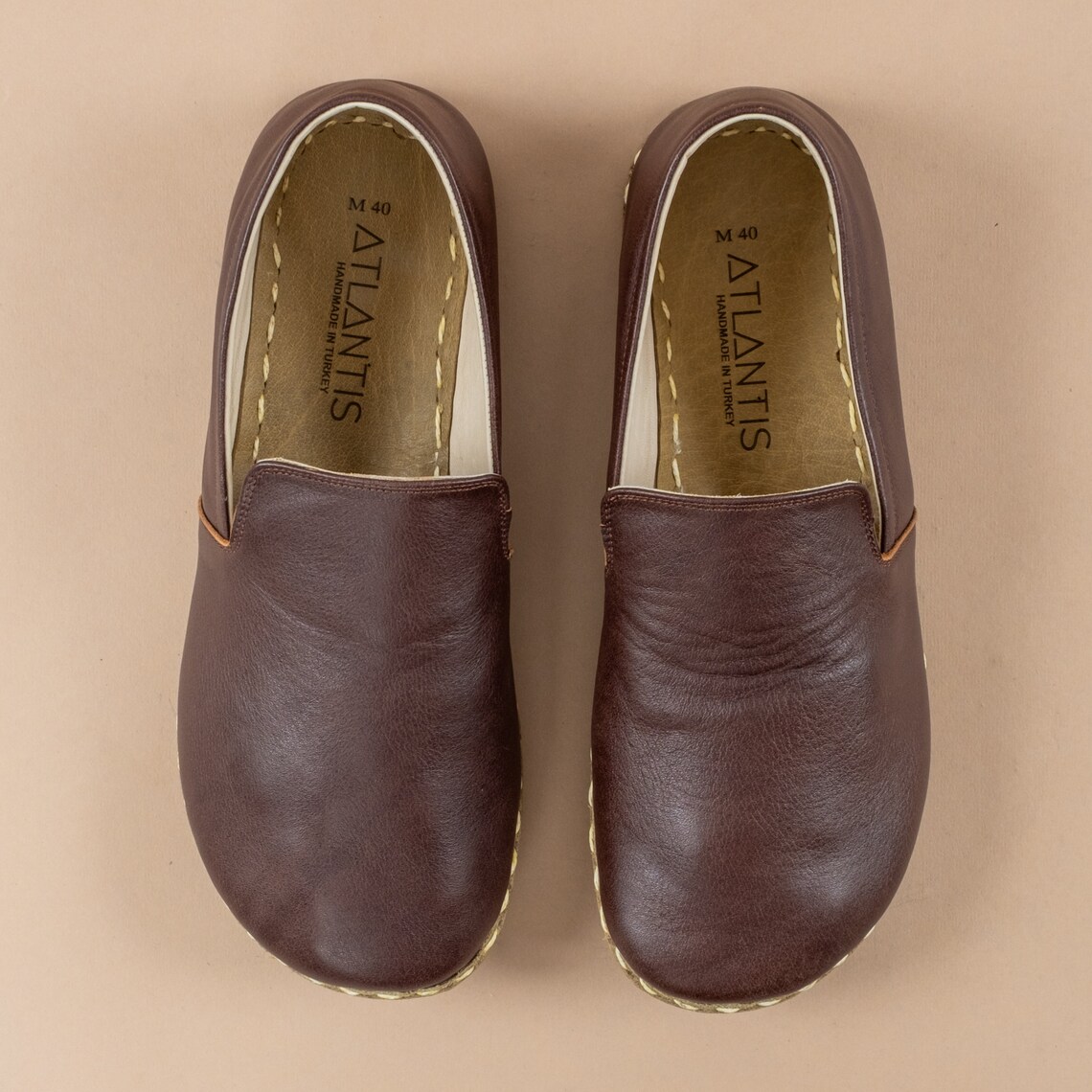 Womens Barefoot Shoes Wide Toe Box Comfy Shoes Dark Brown Etsy