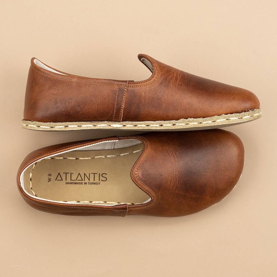 Womens Brown Barefoot Shoes, Zero Drop Minimalist Shoes, Wide Toe Box ...
