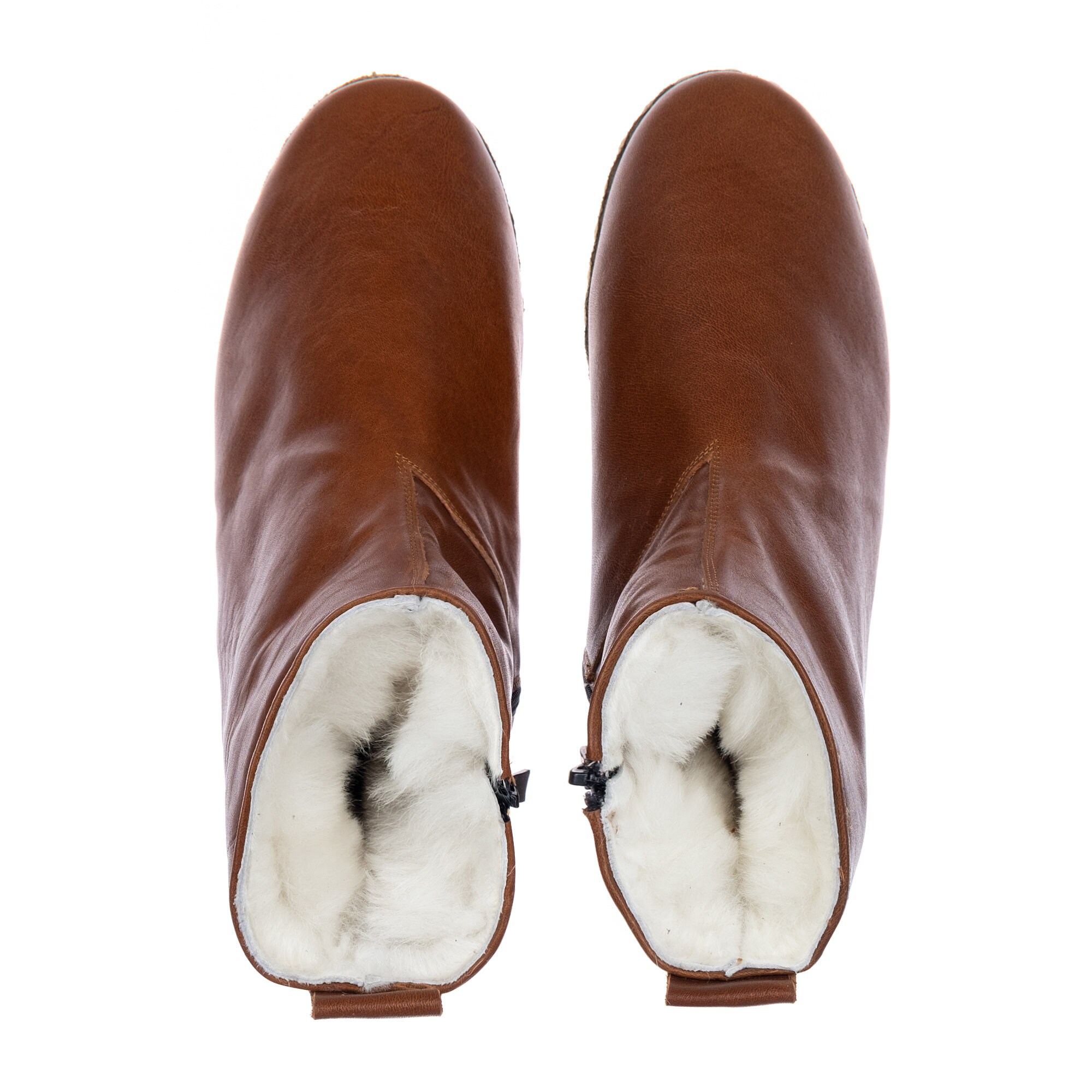 Mens Peru Brown Turkish Shearling Boots Leather Winter Boots - Etsy