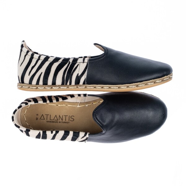 Zebra Print Shoes - Etsy
