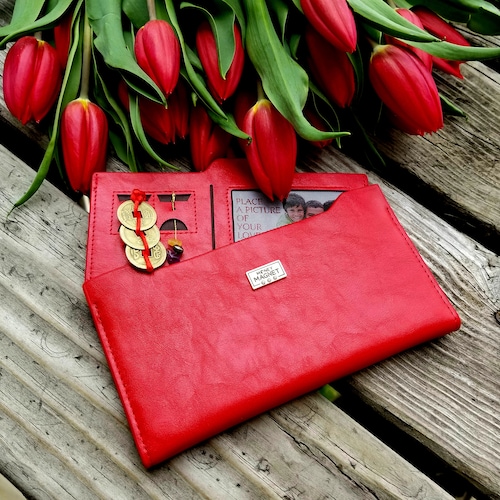 clearance cheapest MONEY MAGNET WALLET™ Genuine Feng Shui Wallet - red ...