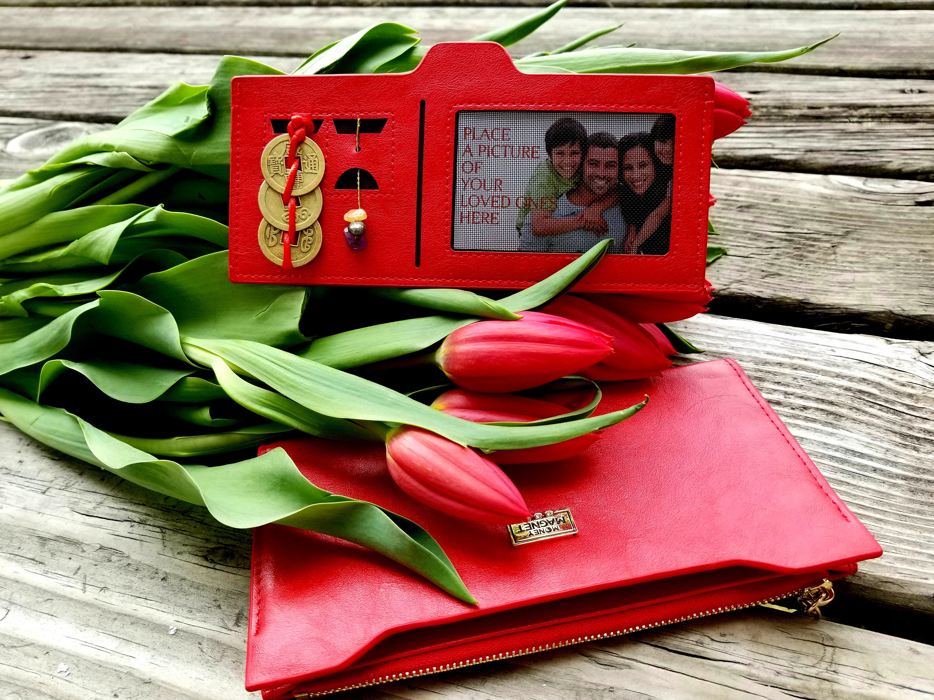 clearance cheapest MONEY MAGNET WALLET™ Genuine Feng Shui Wallet - red ...