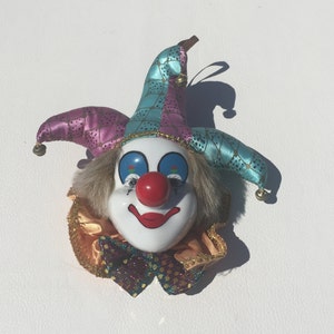 Vintage clown mask | Etsy