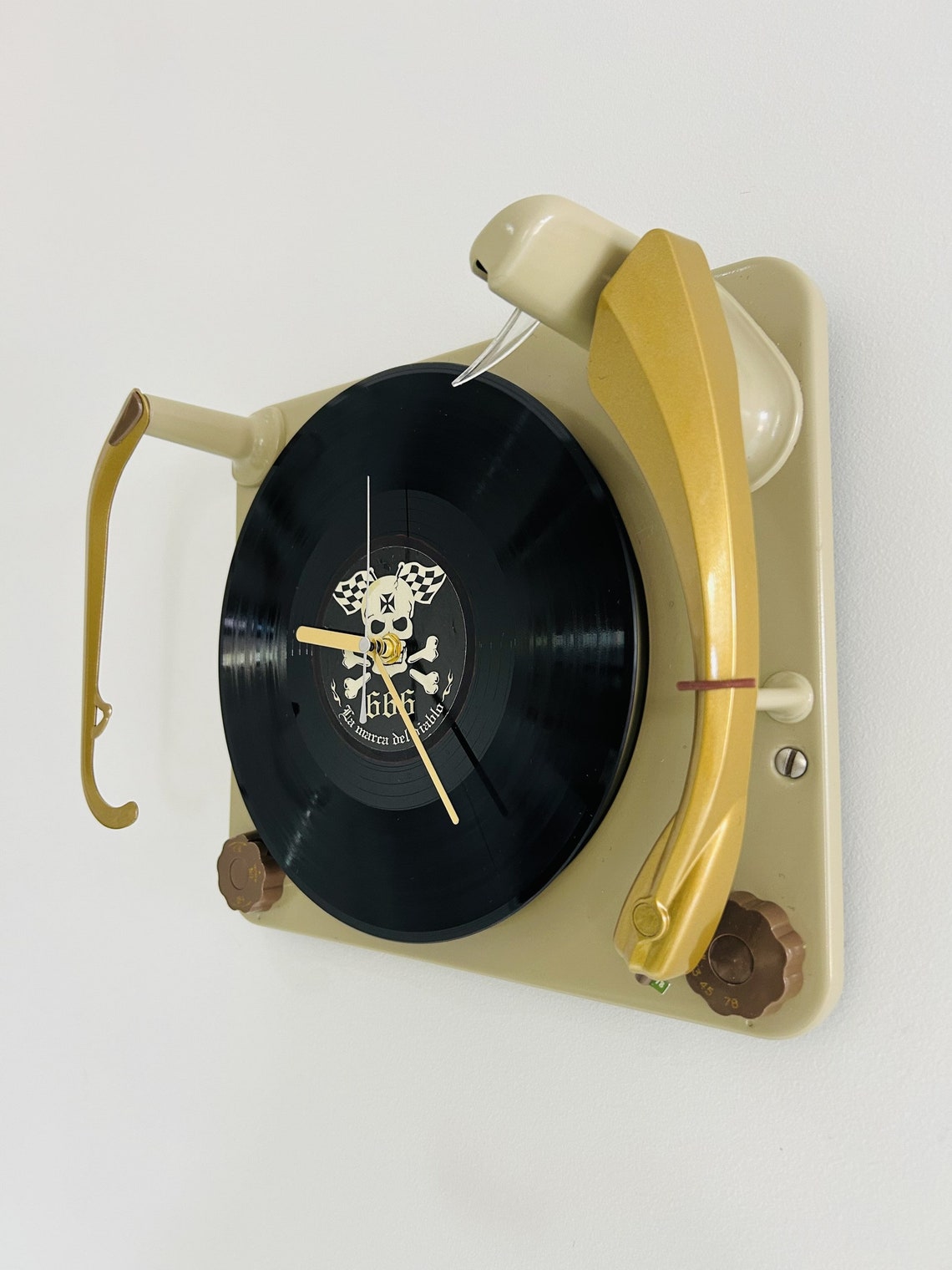 Upcycled Turntable Clock, Record Player Clock, GSR Turntable, Mancave ...