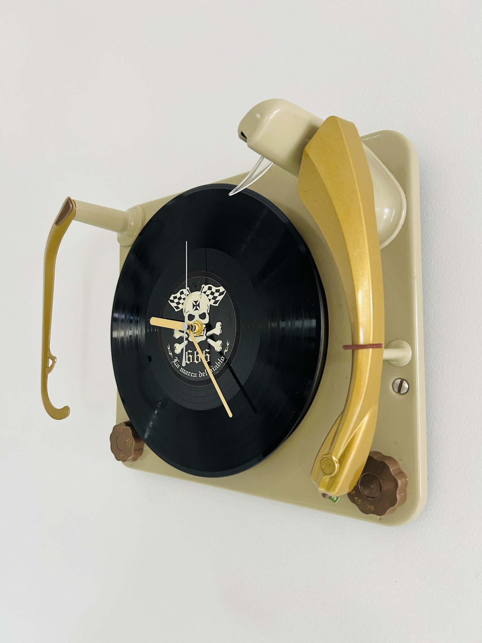 Upcycled Turntable Clock, Record Player Clock, GSR Turntable, Mancave ...