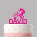 Birthday Cake Topper BMX Bike Personalised Acrylic Cake - Etsy