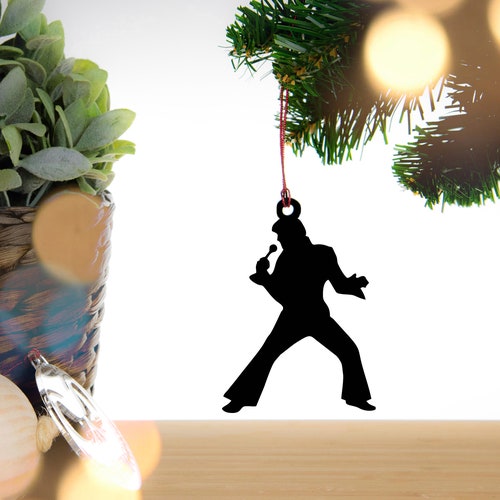 Elvis Presley Tree Decoration Christmas Bauble. Ornament - Etsy