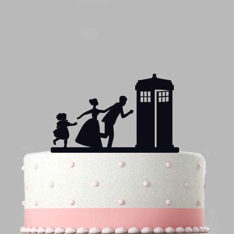 Tardis Cake Topper - Etsy