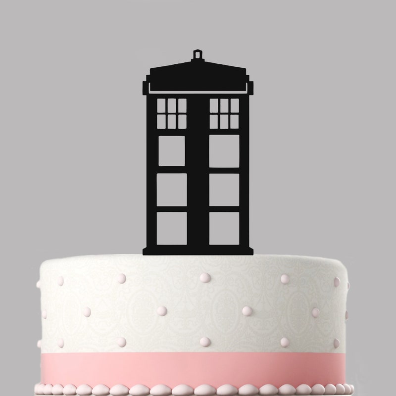 Tardis Cake Topper - Etsy