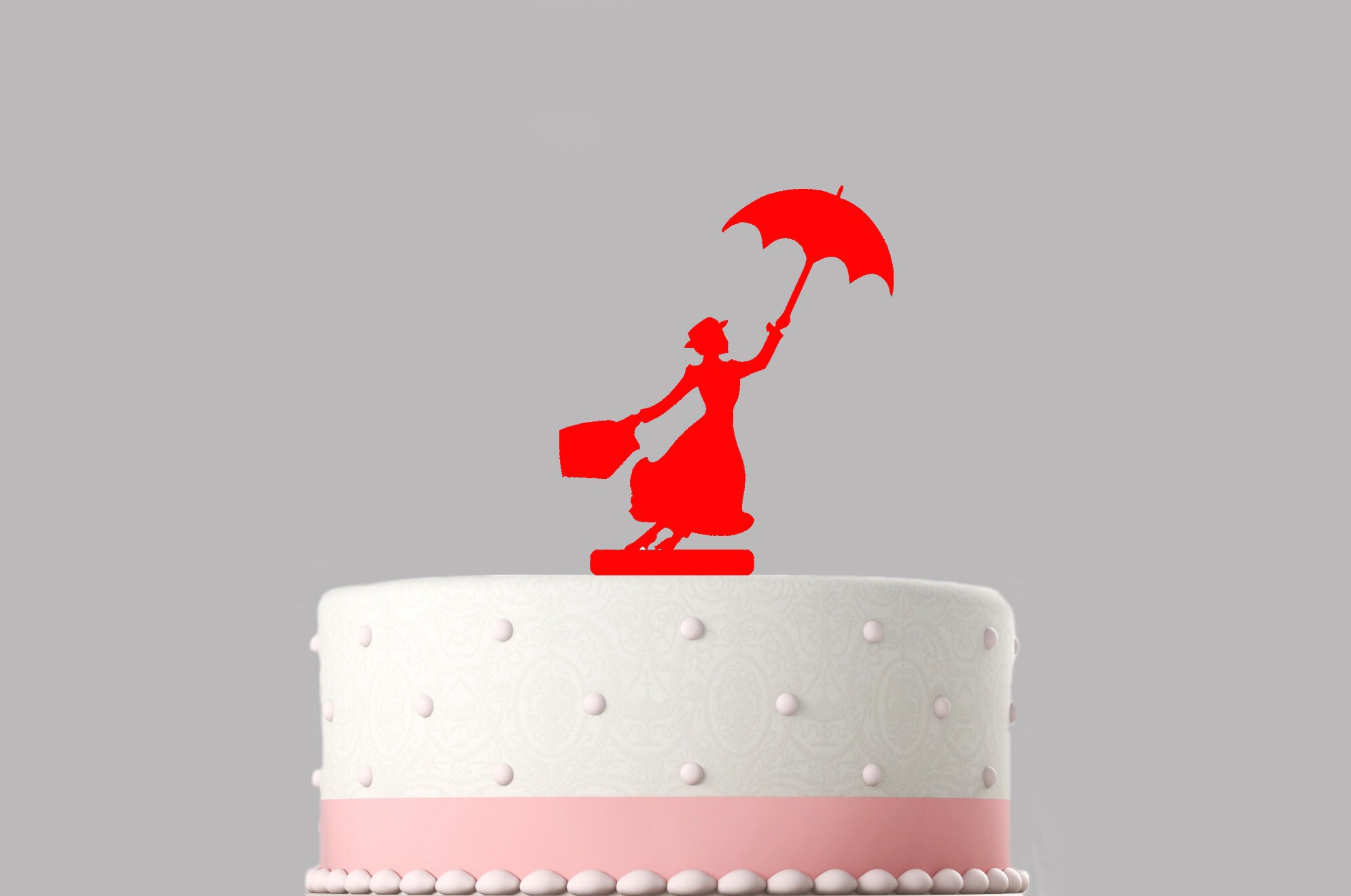 Mary Poppins Birthday cake topper There's The Whole World At Your Feet ...