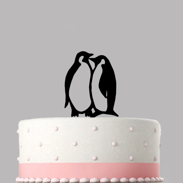 Penguin Cake Topper - Etsy