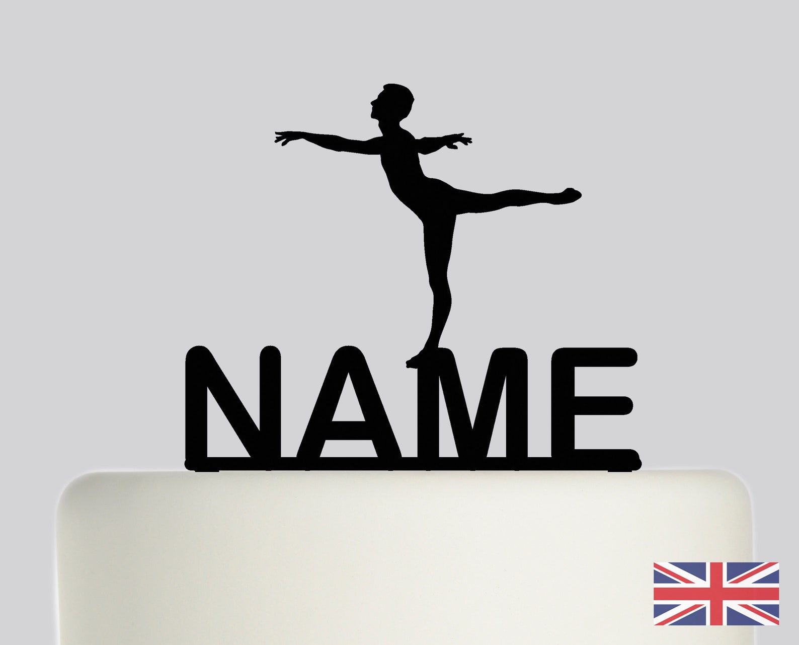 Birthday Cake Topper Male Ballerina Ballet Dancer Personalised - Etsy
