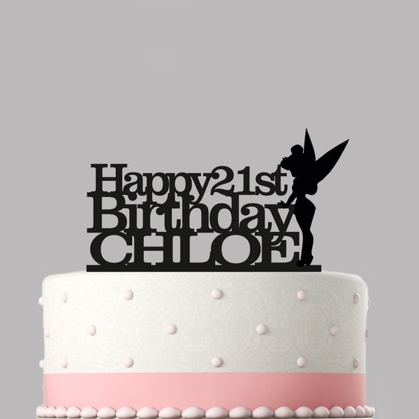 Tinkerbell Cake Toppers - Etsy