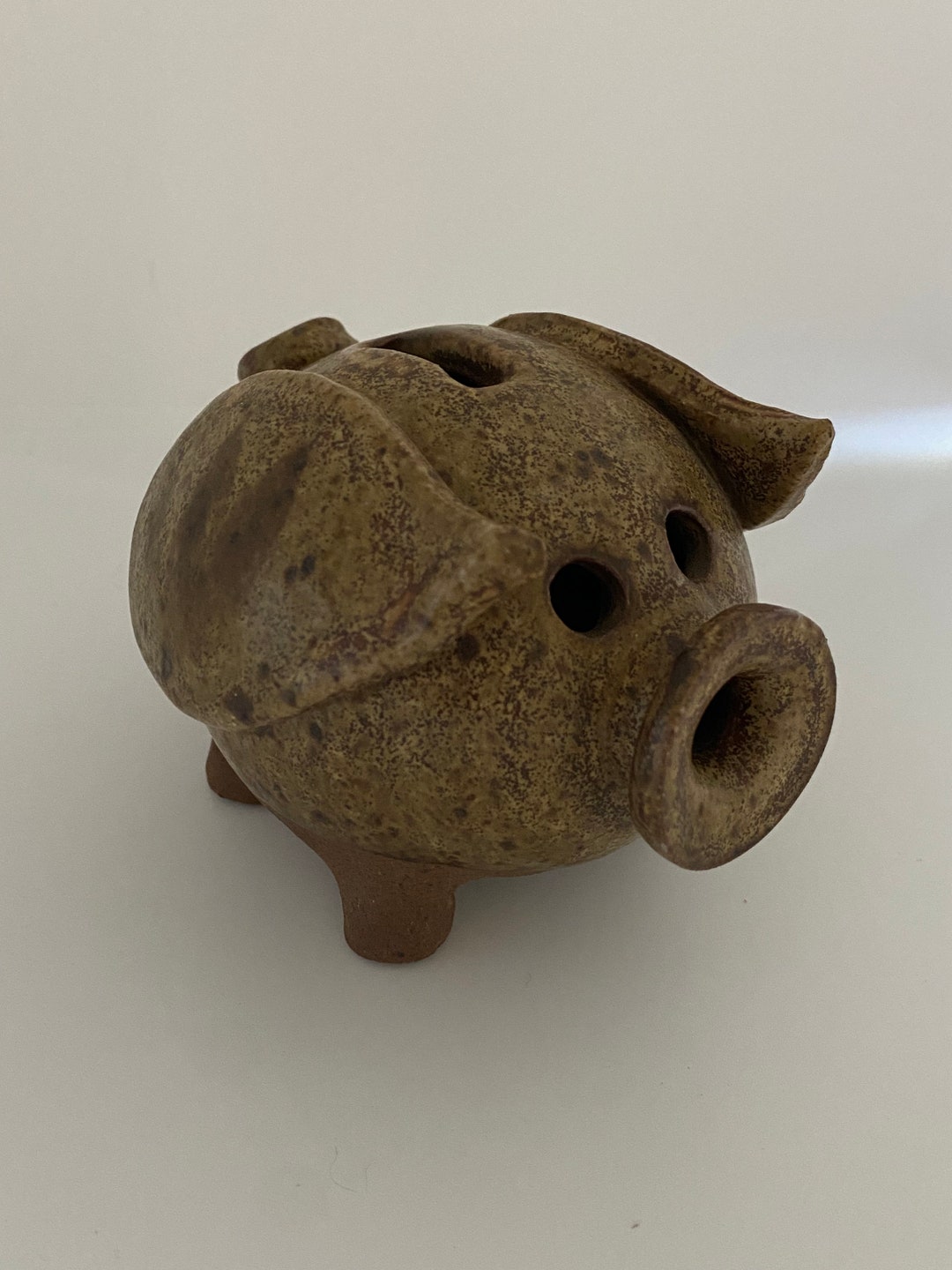 Made in UK Pottery Pig Bank - Etsy