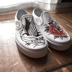 Custom Vans - Etsy