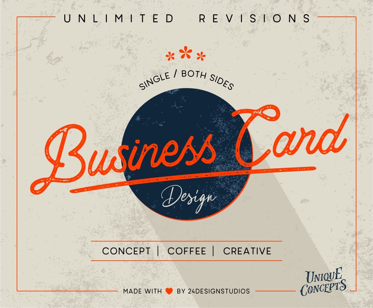 Custom Business Card Design Business Card Business Card - Etsy