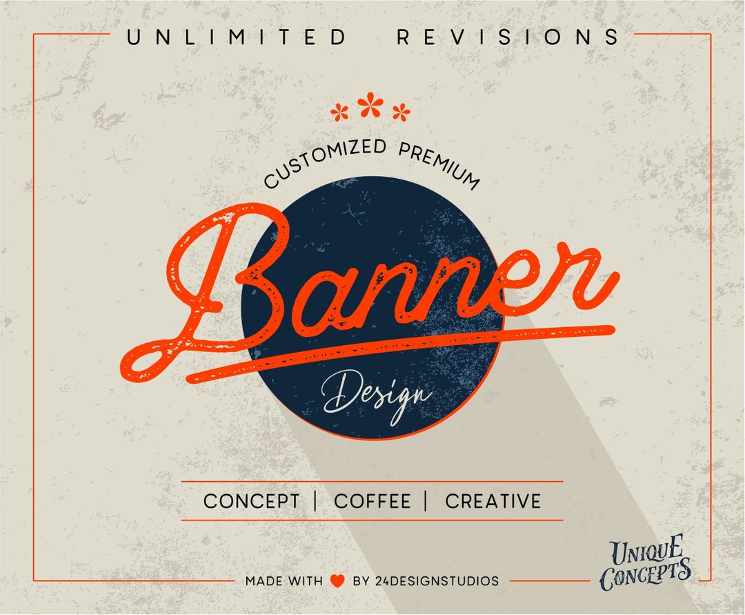 Banner, Custom Banner, Shop Banner Design, ETSY Banner, Facebook Banner ...