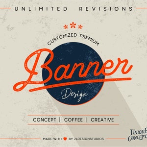 Banner, Custom Banner, Shop Banner Design, ETSY Banner, Facebook Banner ...