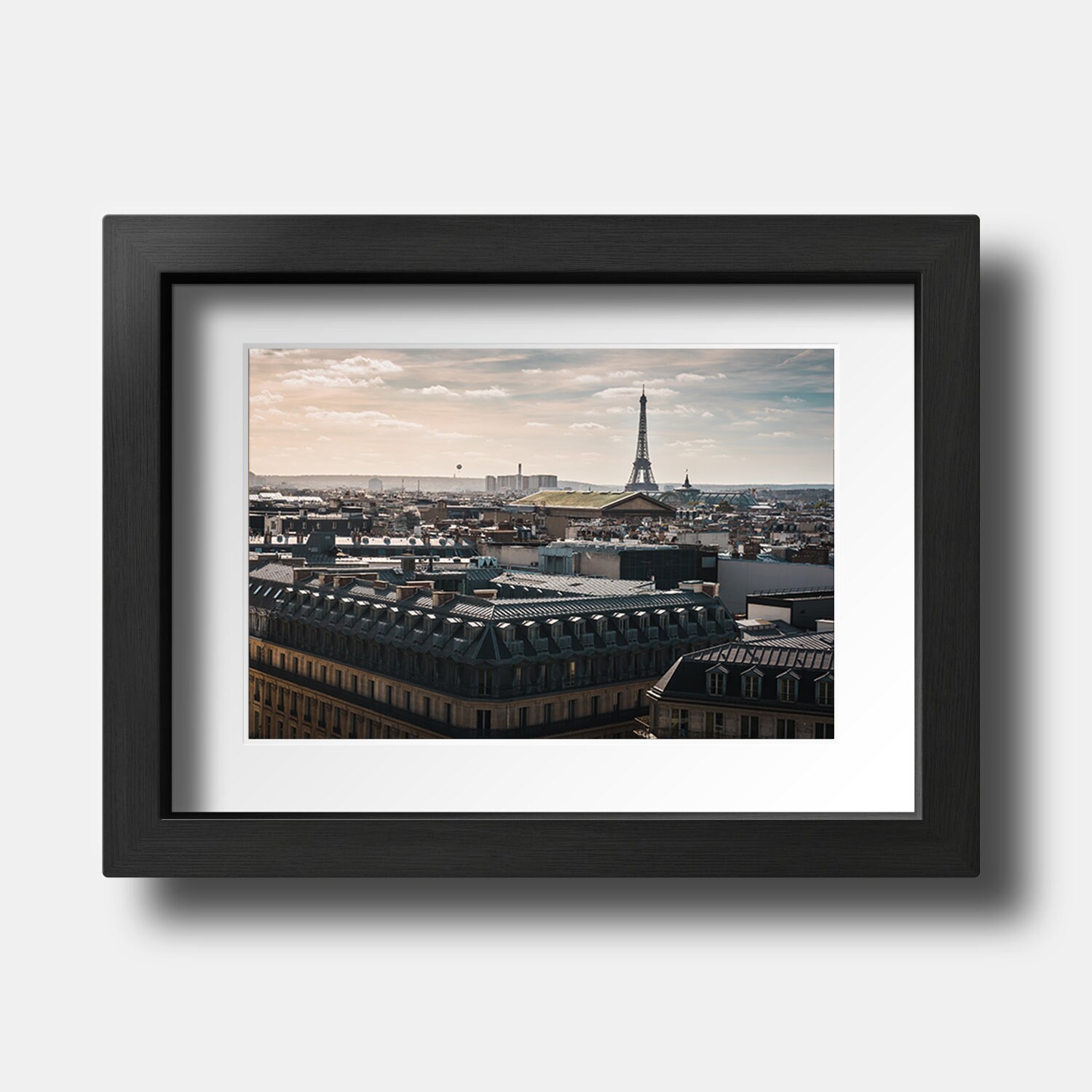 Paris Photo Print the Rooftops of Paris, Aerial View Over the Rooftops ...