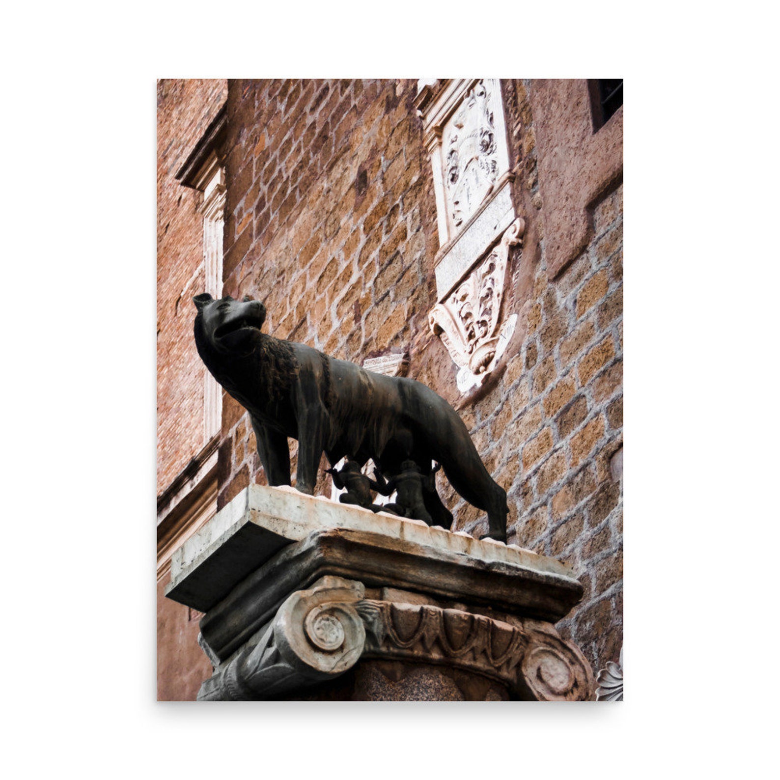 Rome Photo Print "the Legend of Romulus and Remus", Statue of the ...