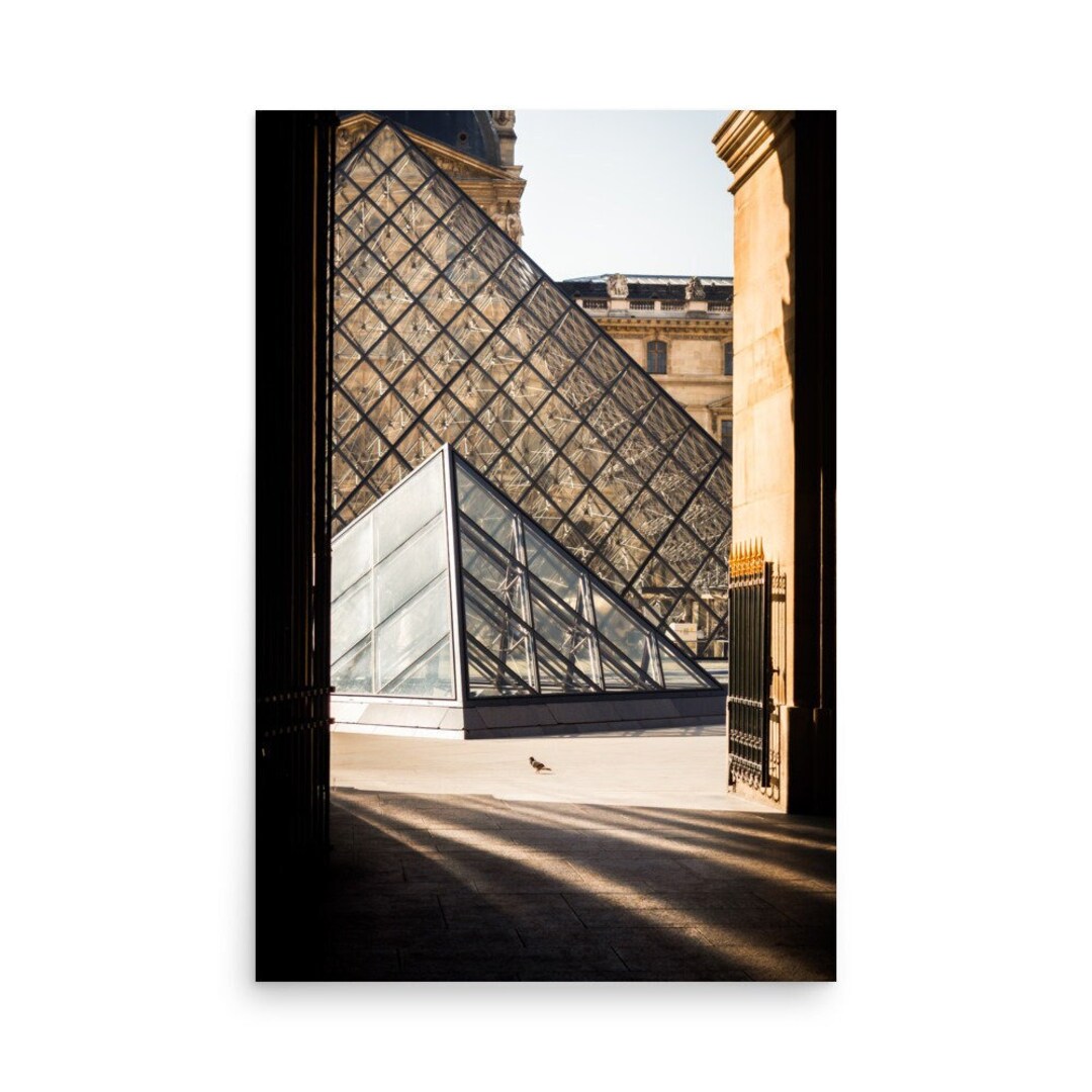 Paris "louvre Light and Shadow" Photo Print, Shadow and Light on the ...