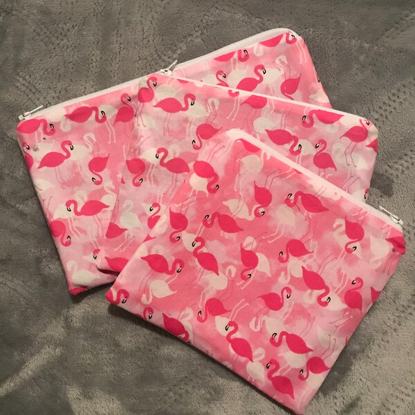 Flamingo Makeup Bag - Etsy