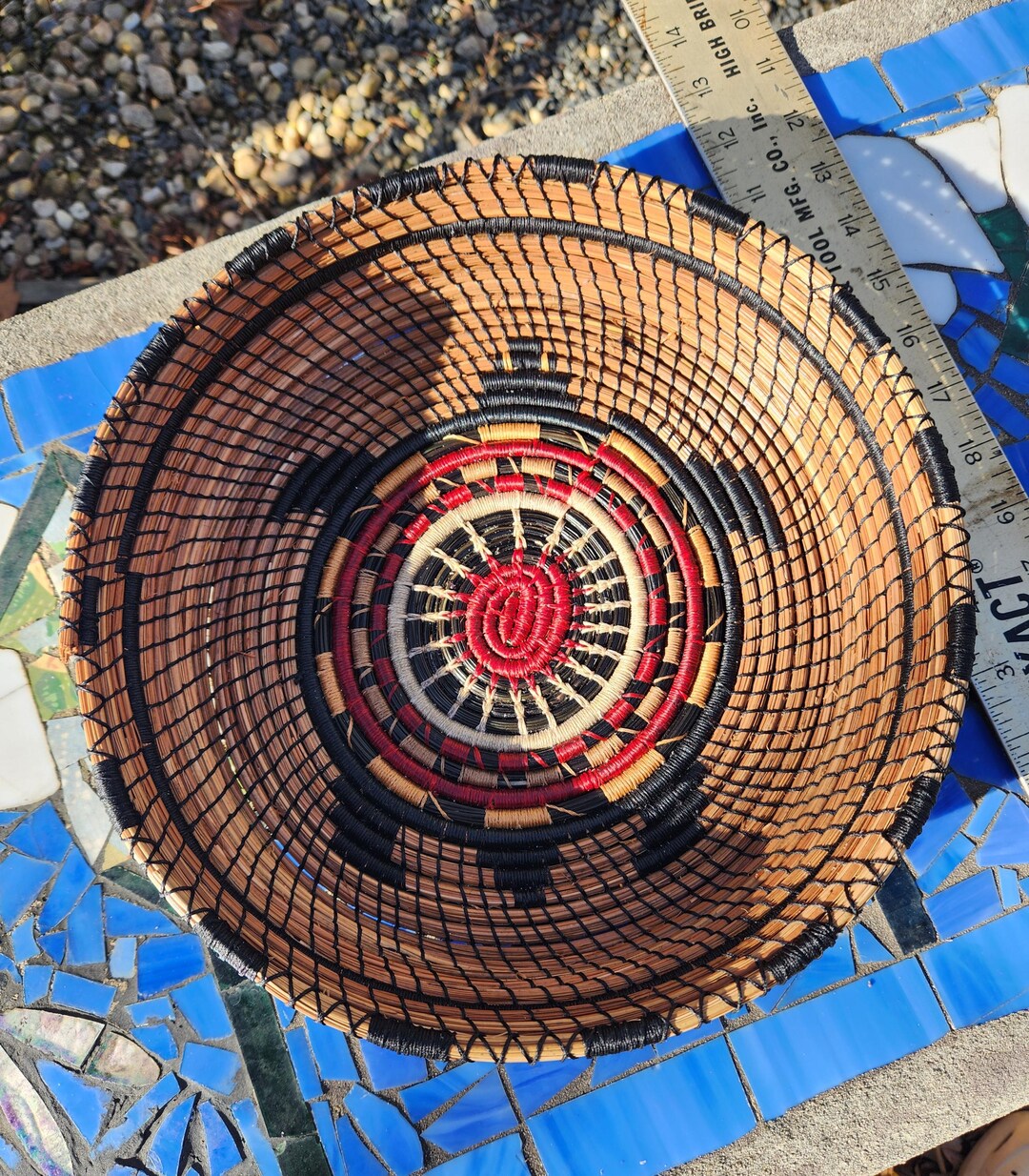 Large Hand-made Coiled turtle Pine Needle Basket - Etsy