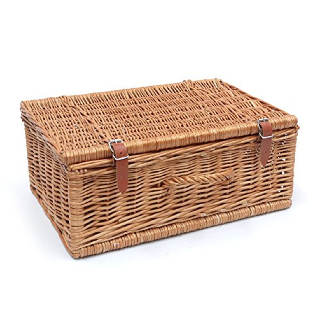 Empty Wicker Hamper Basket - Etsy UK