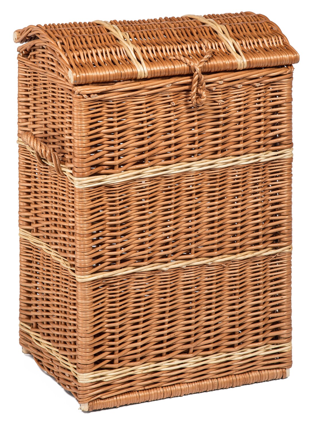 Wicker Tall Storage Trunk Lined - Etsy UK