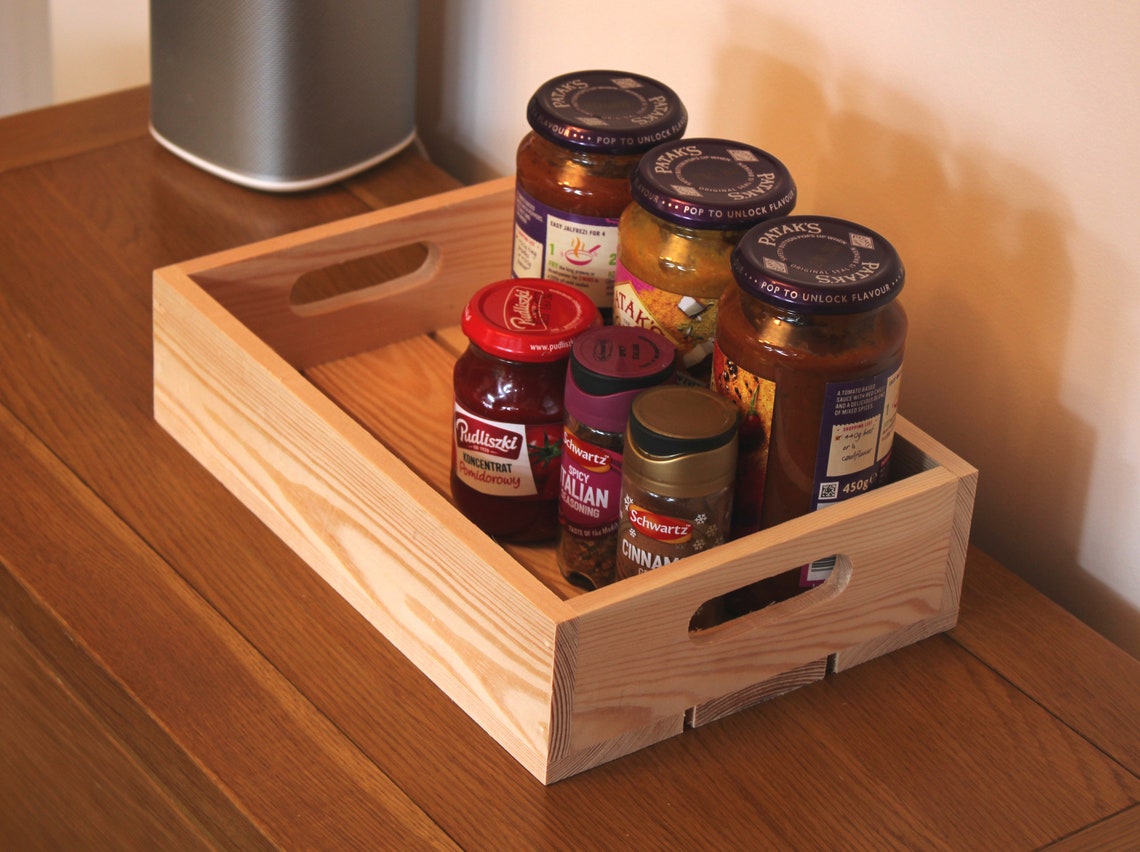 Small Wooden Shallow Crate - Etsy UK