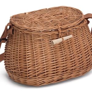 Wicker Fishing Creel - Etsy