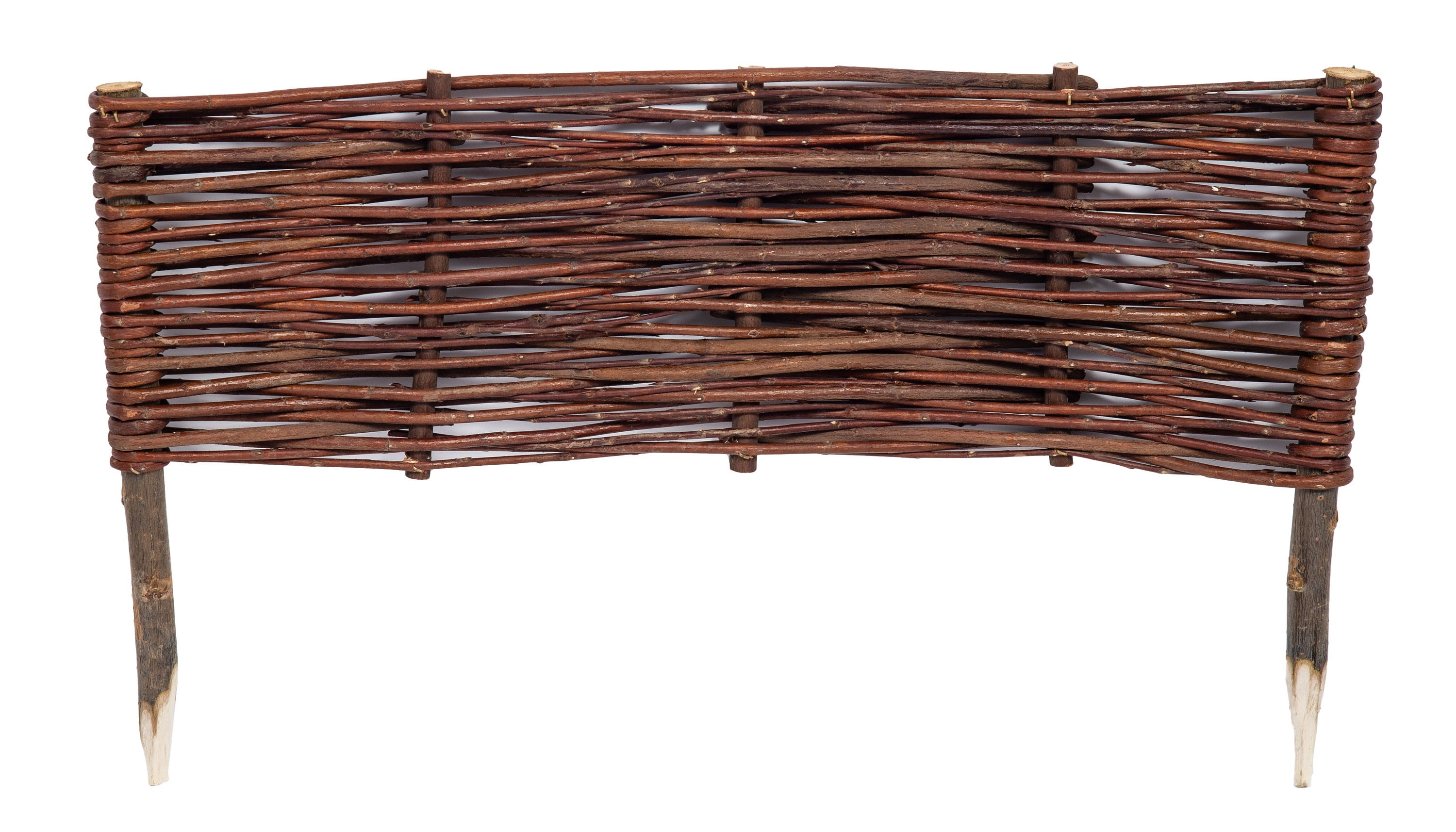 Willow Wicker Lawn Edging Fence - Etsy UK