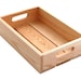 Small Wooden Shallow Crate - Etsy UK