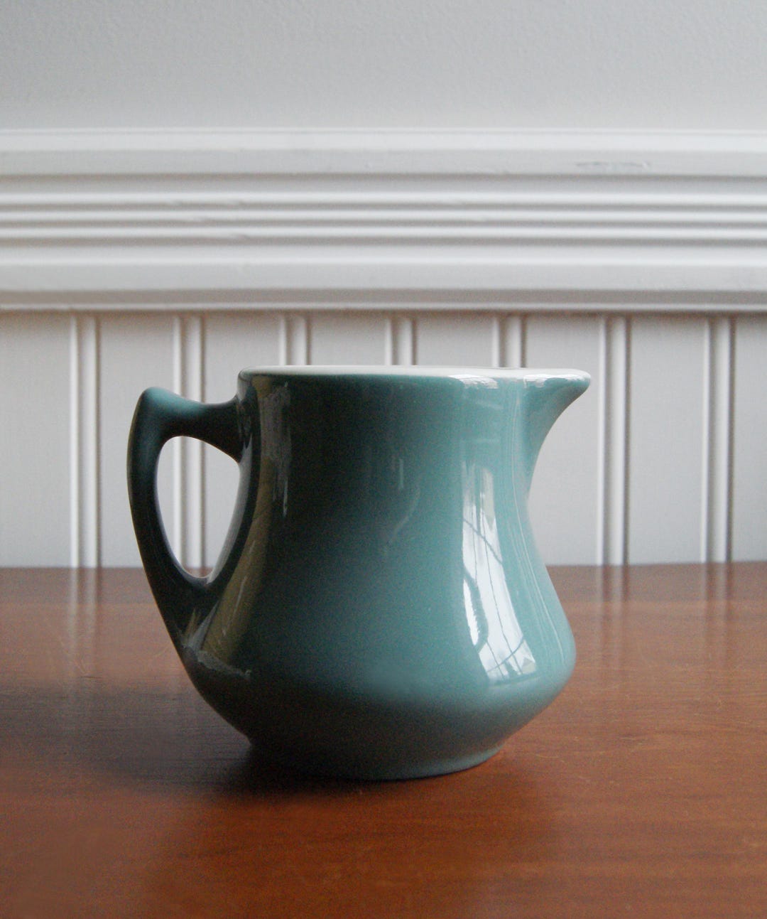 Vintage Hall Restaurant Ware Small Creamer, Blue/green/gray, Individual ...