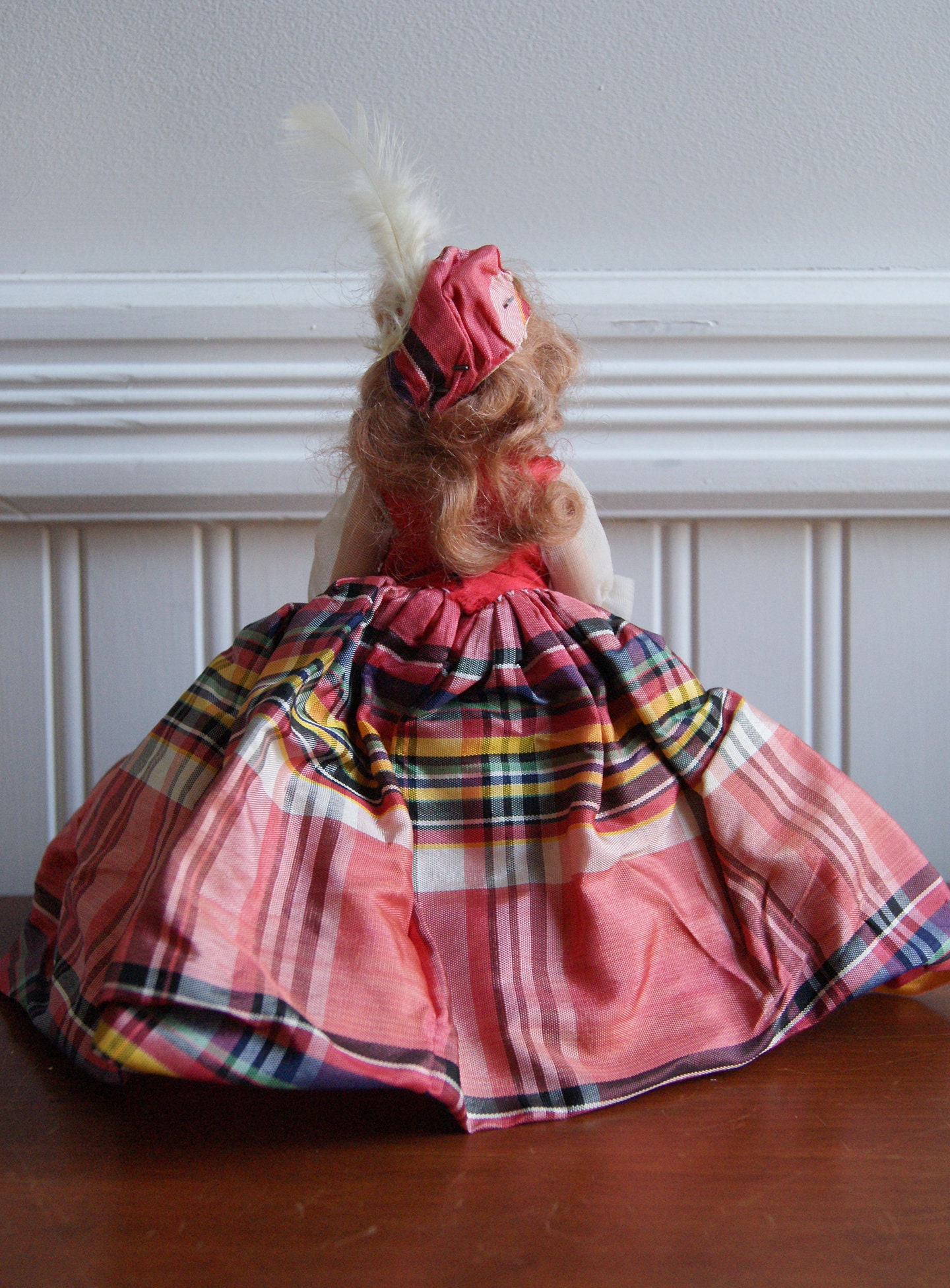 Vintage Marci Doll, 1940s Hard Plastic, Painted Eyes, Mohair - Etsy