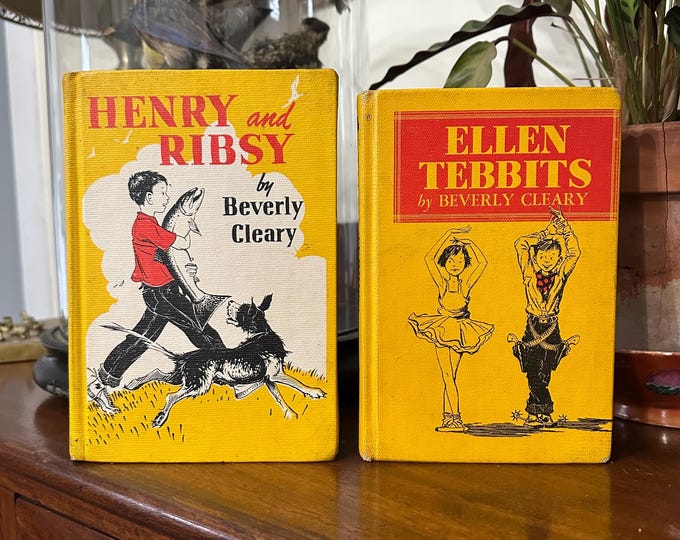 Vintage Beverly Cleary Books In Library Bindings Etsy