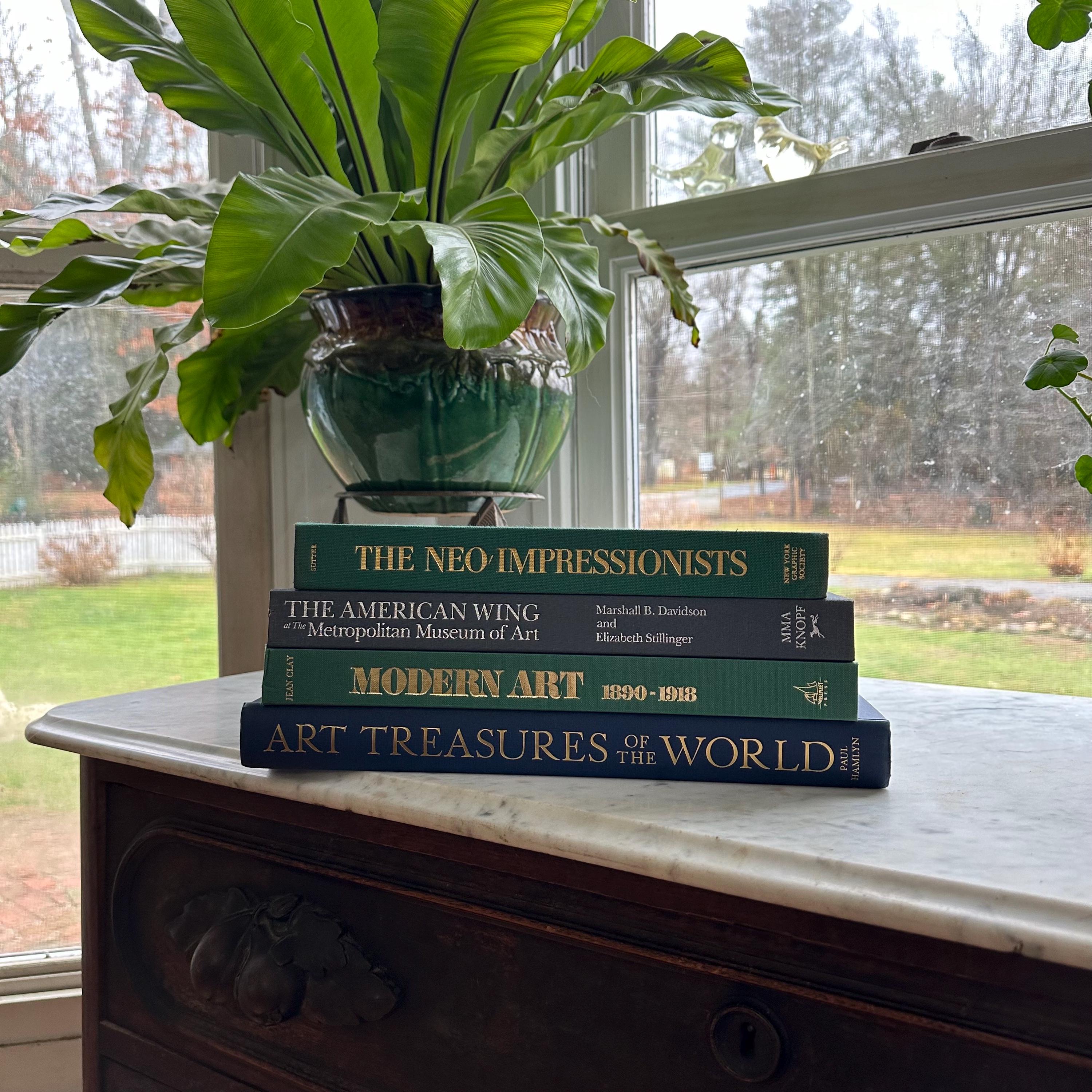 Colorful Stack of Vintage Coffee Table Art Books - 4 Titles - Etsy