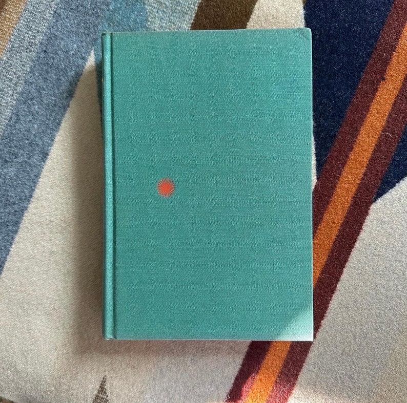 Vintage Teal Book Stack 9 Titles - Etsy